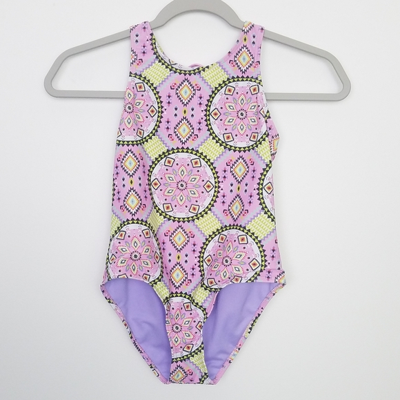 YMI one piece swim suit size 10-12 girls